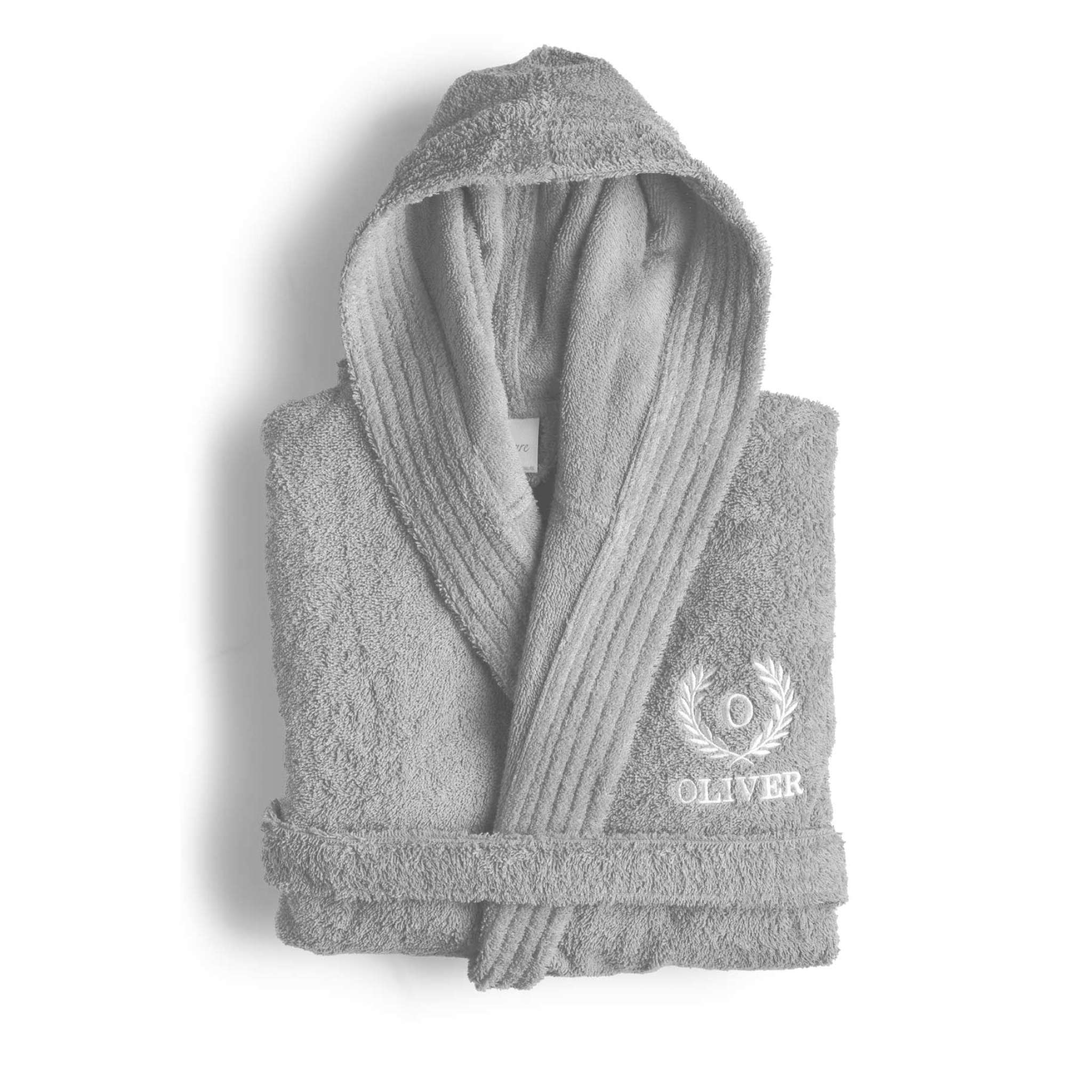 Badekåpe frotté barn med crest monogram